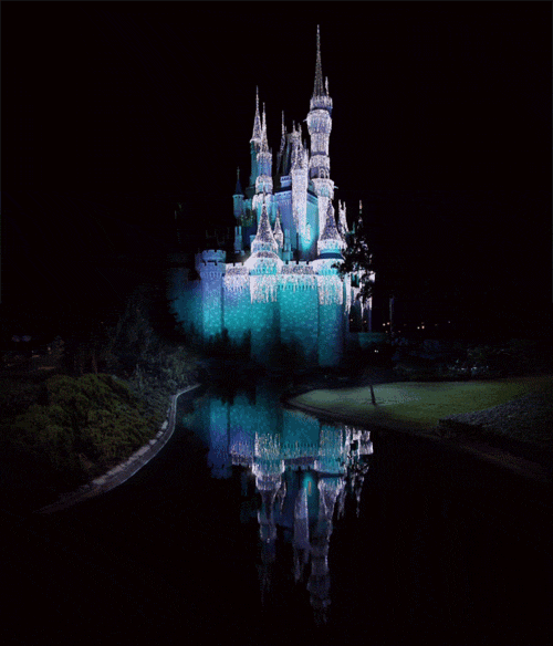 Castle christmas disney GIF - Find on GIFER