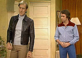 Jack tripper john ritter james cromwell GIF - Find on GIFER