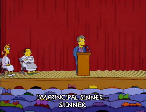 Season 9 episode 3 principal skinner GIF - Find on GIFER