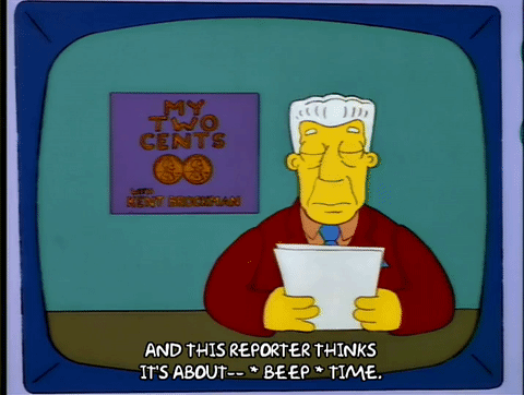 Season 5 episode 7 kent brockman GIF - Find on GIFER