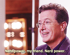 Stephen colbert nerd GIF - Find on GIFER