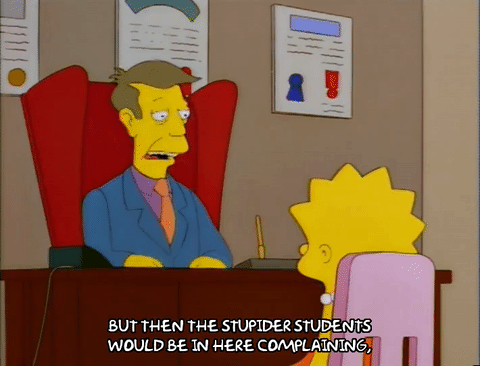 Lisa simpson season 8 principal skinner GIF - Find on GIFER