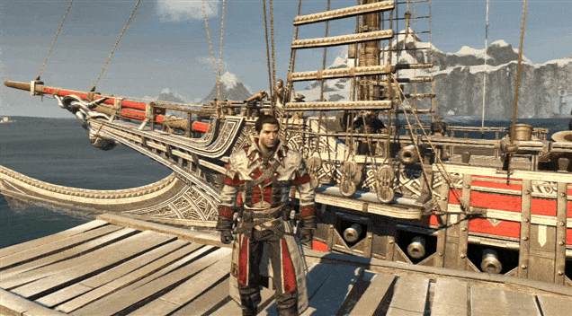 Assassins creed rogue stop playing GIF - Find on GIFER