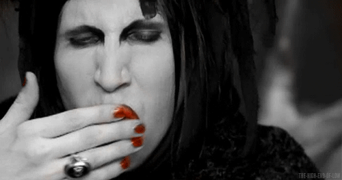 Lipstick Marilyn Manson Nail Polish Animated On Er