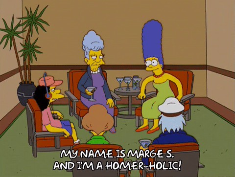 GIF happy marge simpson episode 15 - animated GIF on GIFER