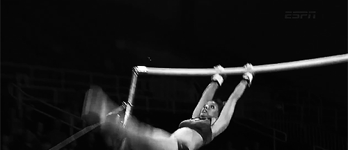 GIF girl round bars - animated GIF on GIFER