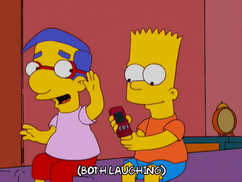Happy bart simpson GIF - Find on GIFER