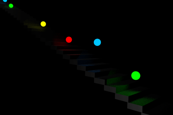 Balls stairs GIF - Find on GIFER