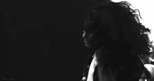 GIF black and white rihanna behind the scenes - animated GIF on GIFER