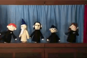 GIF harry potter hermione ron weasley - animated GIF on GIFER