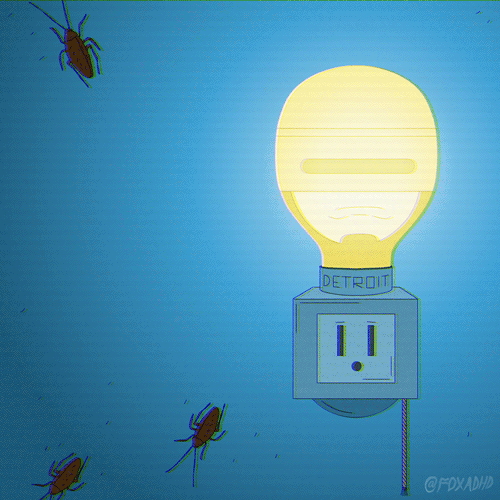GIF detroit artists on tumblr foxadhd - animated GIF on GIFER