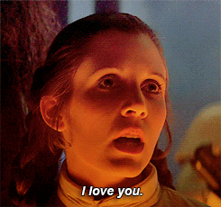 Han x leia episode vi the return of the jedi han solo GIF - Find on GIFER