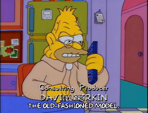 Season 8 episode 13 abe simpson GIF - Find on GIFER