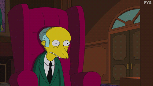Oh dear god oops mr burns GIF on GIFER - by Shalijurus