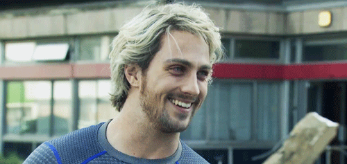GIF avengers aaron taylor johnson quicksilver - animated GIF on GIFER