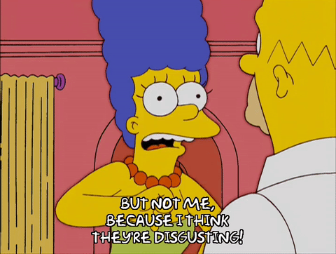 GIF 17x22 throwing hands up marge simpson - animated GIF on GIFER
