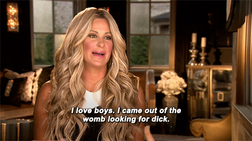 Kim zolciak my girl dont be tardy GIF - Find on GIFER