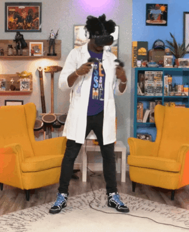 Vr virtual reality dance GIF - Find on GIFER