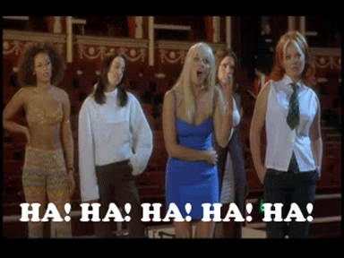 Spice world the movie carcajada GIF - Buscar en GIFER