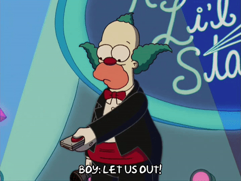 Pressing remote 16x18 krusty GIF - Encontrar em GIFER