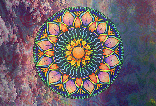 GIF clouds pretty trippy - animated GIF on GIFER