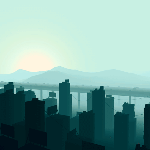 GIF illustration city c4d - animated GIF on GIFER