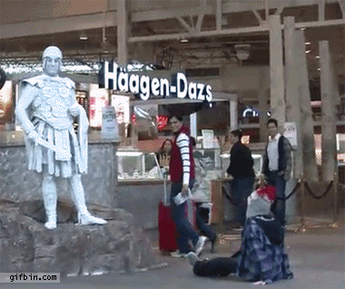 GIF statue - animated GIF on GIFER