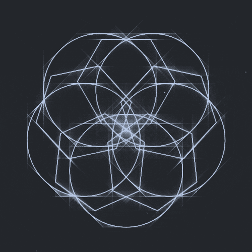 Circle sacred geometry hexagon GIF - Find on GIFER
