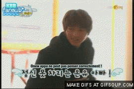 GIF onew aha - animated GIF on GIFER