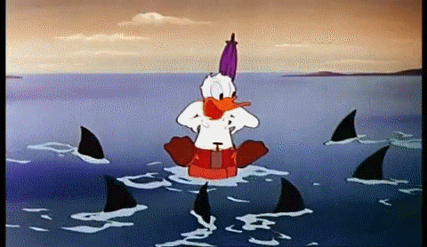 Donald Duck Walking Gif