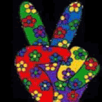GIF peace sign - animated GIF on GIFER
