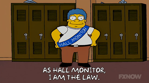GIF mayor quimby episode 13 season 18 - animated GIF on GIFER