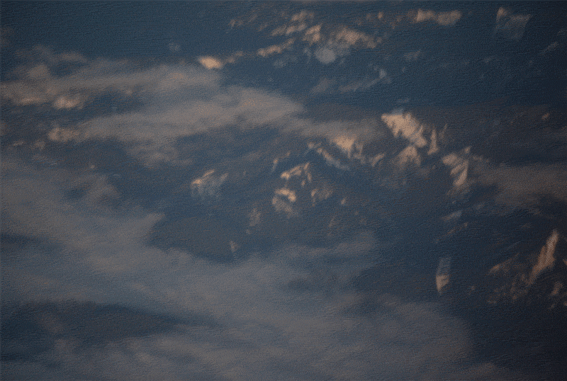 GIF clouds airplane mountains - animated GIF on GIFER - by Moogugis