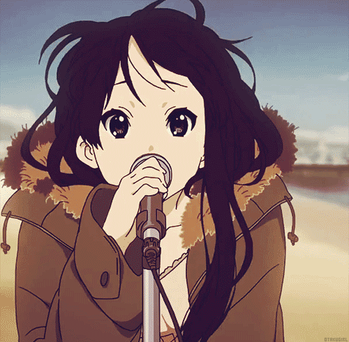 Garota De Anime Ouvindo Musica Gif