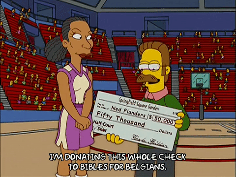 Episode 5 season 14 ned flanders GIF - Find on GIFER