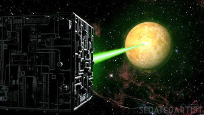Star trek borg robot chicken GIF - Find on GIFER