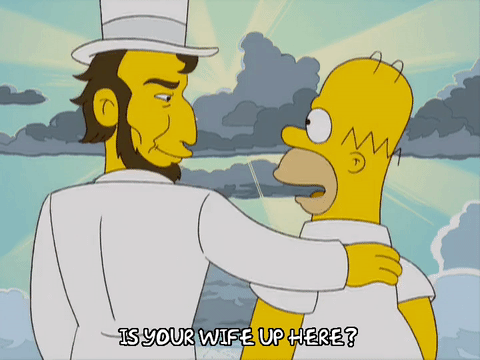 GIF homer simpson happy episode 4 - animated GIF on GIFER