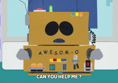 Eric cartman talking robot GIF - Find on GIFER