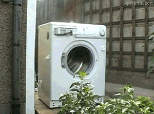 Guy machine brick GIF - Find on GIFER