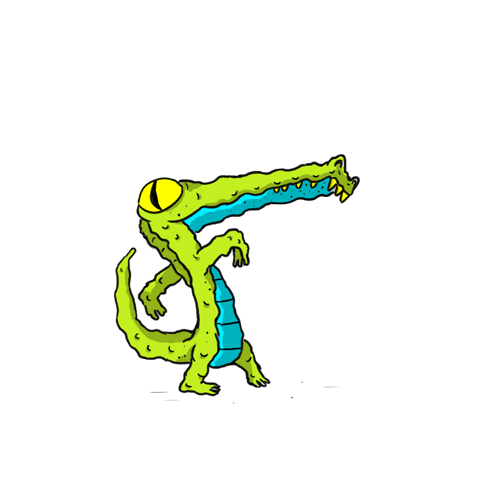 Crocodile walking GIF - Find on GIFER