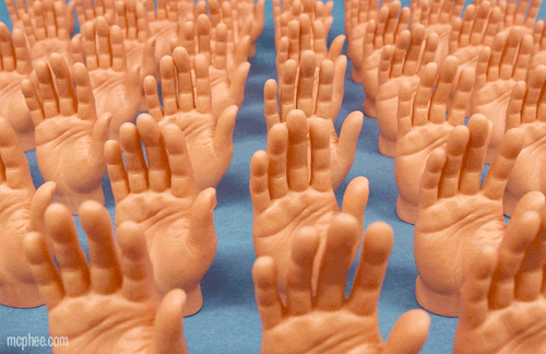 Mesmerizing endless hands GIF - Find on GIFER