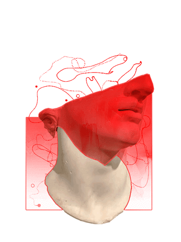 GIF statue marble glitch - animated GIF on GIFER