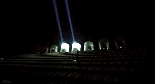 Light show christmas star wars GIF - Find on GIFER