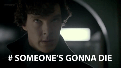 Sherlock Gif Angry