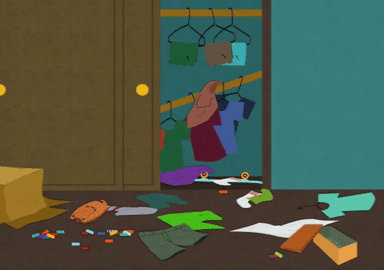 GIF closet clothes dirty - animated GIF on GIFER