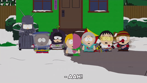 Snow scared superhero GIF - Find on GIFER