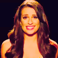 Glee lea michele lea GIF - Find on GIFER