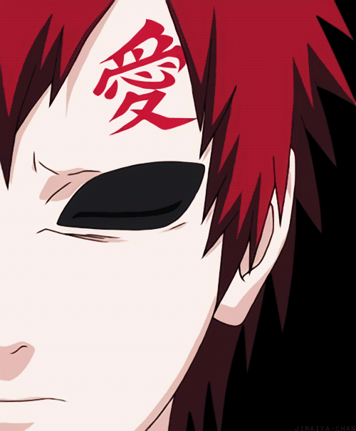 GIF gaara naruto anime - animated GIF on GIFER