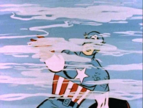 Vintage comics captain america GIF - Find on GIFER