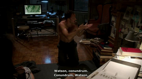 Sherlock elementary GIF - Find on GIFER